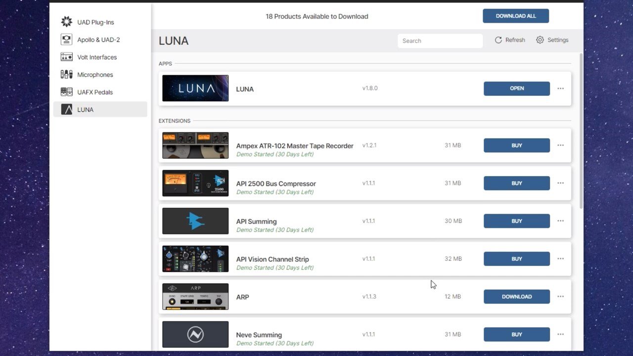 Como baixar o LUNA DAW – Tech Bruna