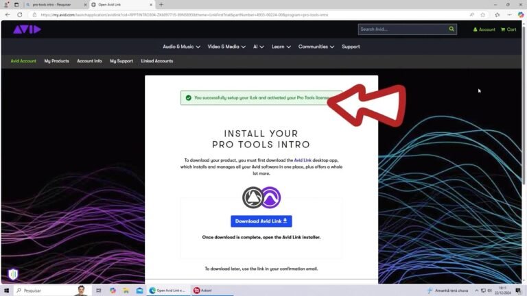 Como instalar o Pro Tools Intro – Tech Bruna